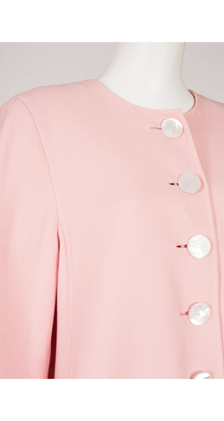 Akris 1990s Baby Pink Wool Swing Coat – Featherstone Vintage