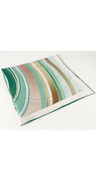 Rolex Green Swirl Print Silk Twill Scarf – Featherstone Vintage